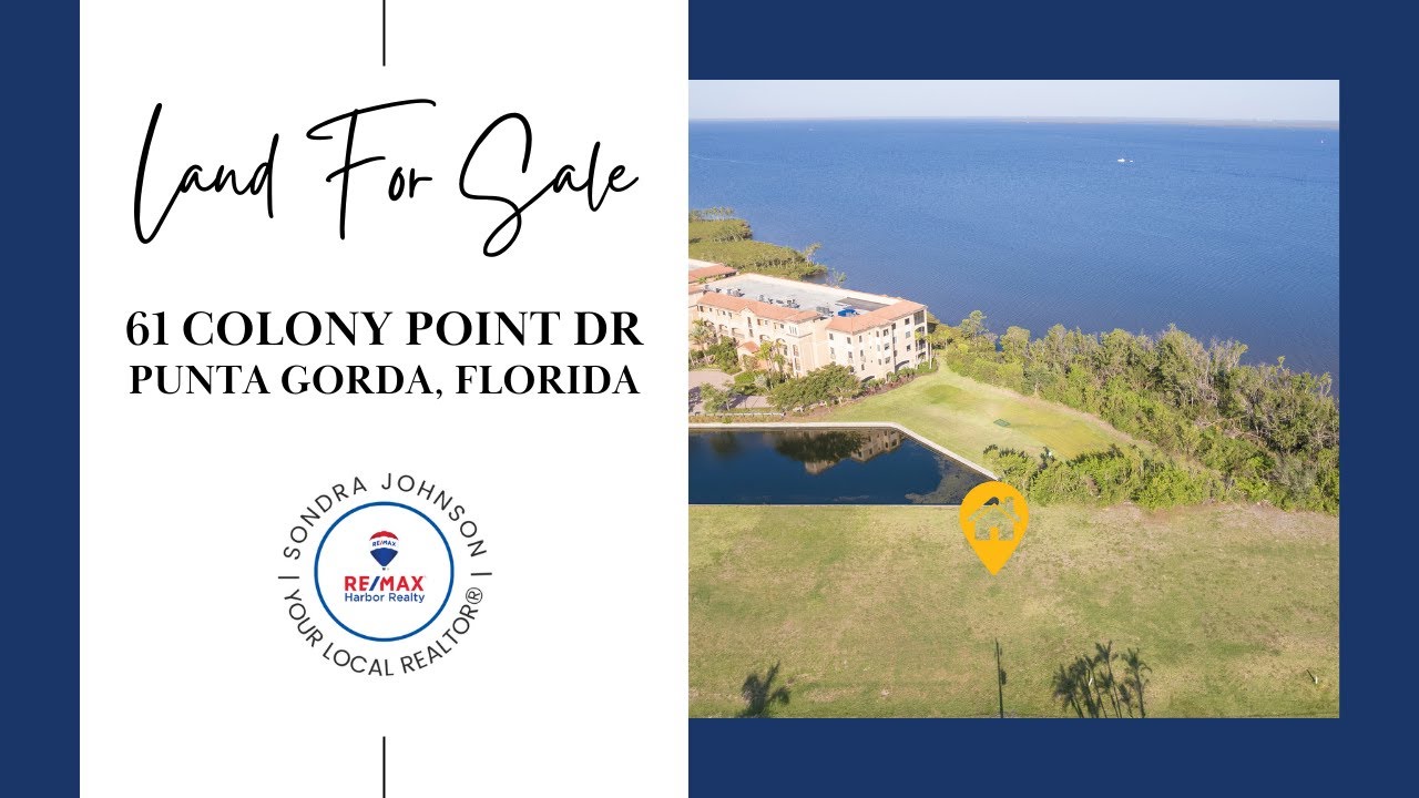 Colony Point Drive Land For Sale with Charlotte Harbor Views! Welcome ...
