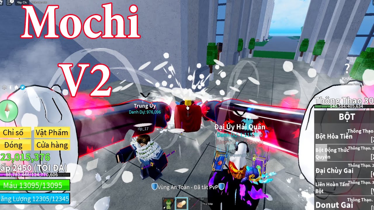 Blox Fruits Thử Thách Dùng Mochi Đi Raid Sea 3 - YouTube