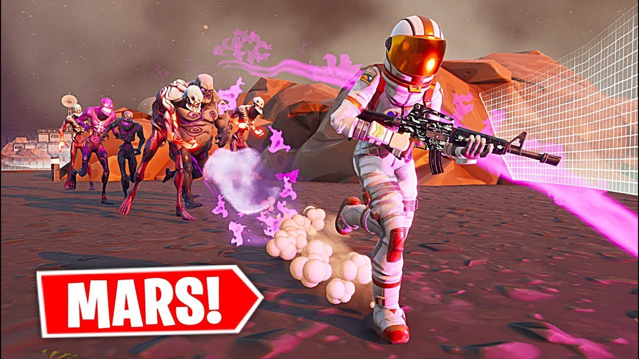 Fortnite Mars Battle - YouTube