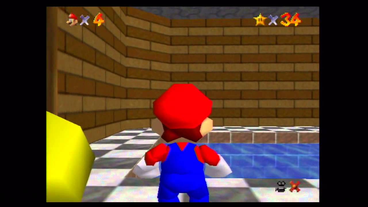 Draining the Moat - Super Mario 64 Walkthrough - YouTube