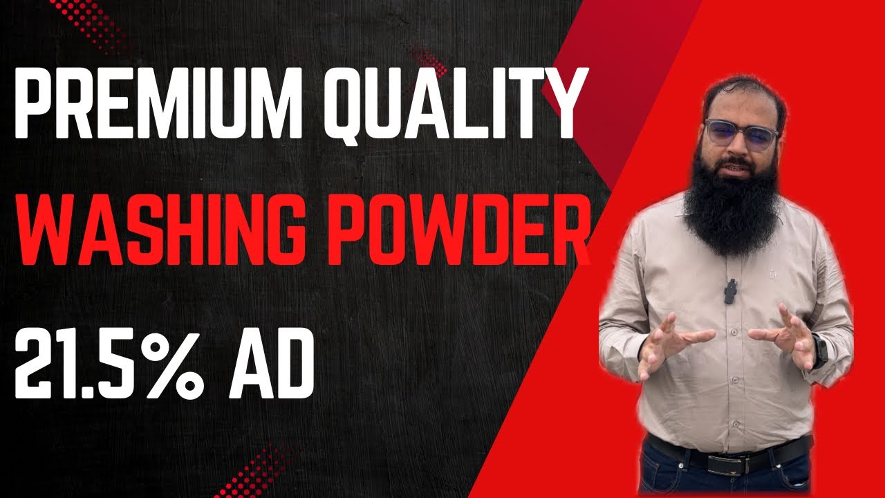Washing Powder 21.5AD - Premium Quality Laundry Detergent Review - YouTube