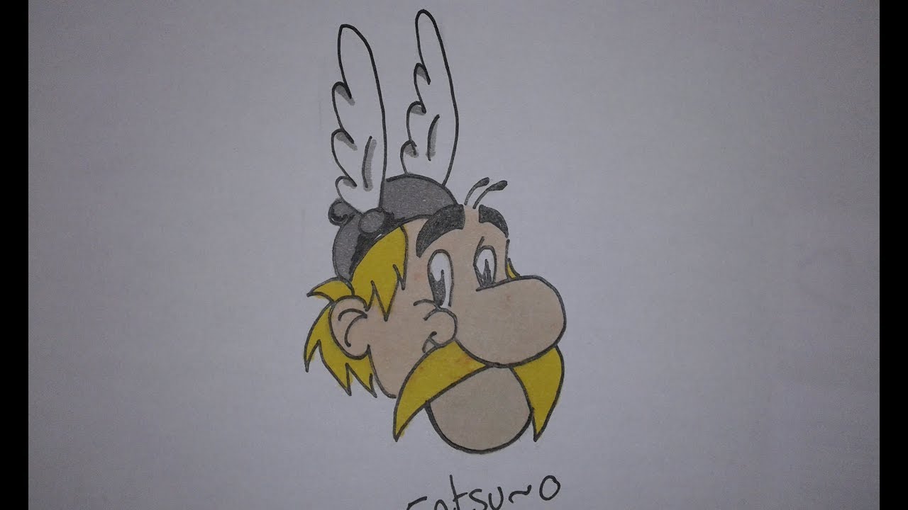 Comment dessiner Astérix [TUTO] - YouTube