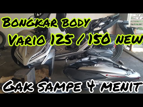 CARA MELEPAS BODY BELAKANG HONDA VARIO NEW 150 || Vario 125 , 150 LED