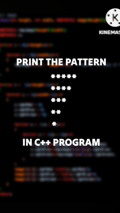 Print The Pattern In C Programming Code Coding Pattern Cplusplus Shorts Short Youtube