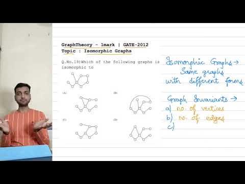 GATE-2012 Solved Qs | Graph Theory | Isomorphic Graphs - YouTube