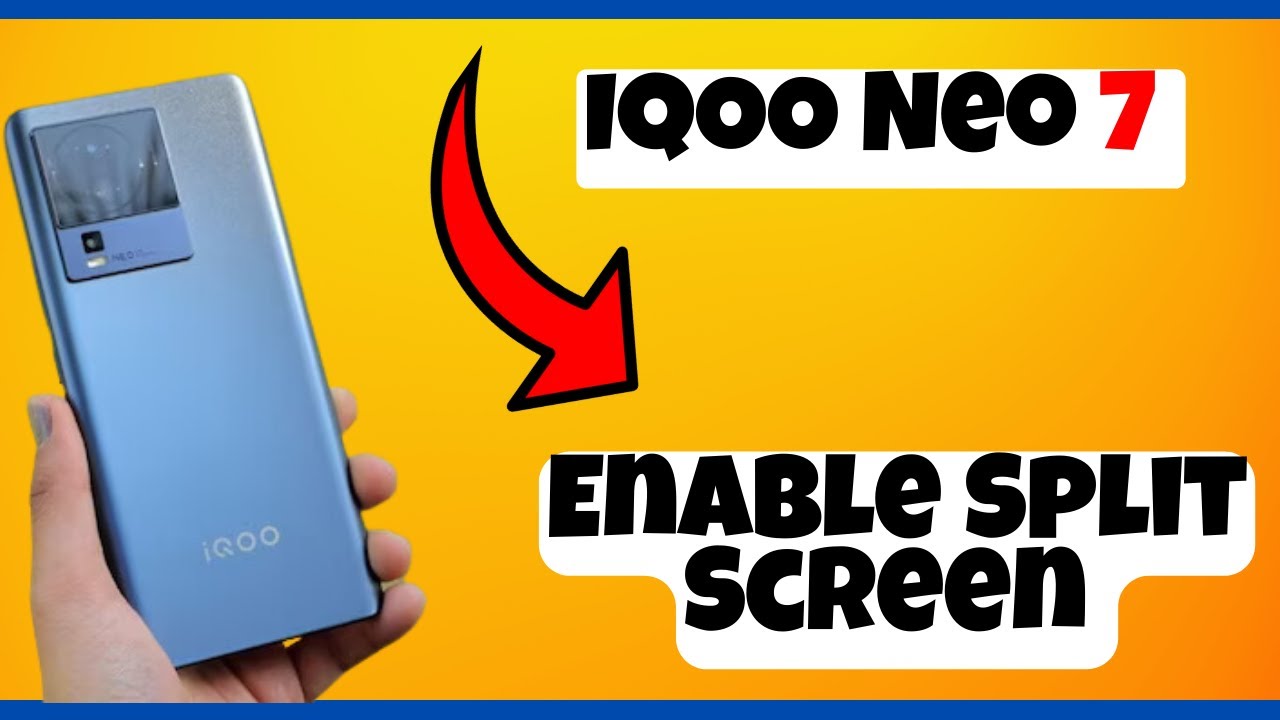 Enable Split Screen IQOO Neo 7 || How to turn on split screens || How ...