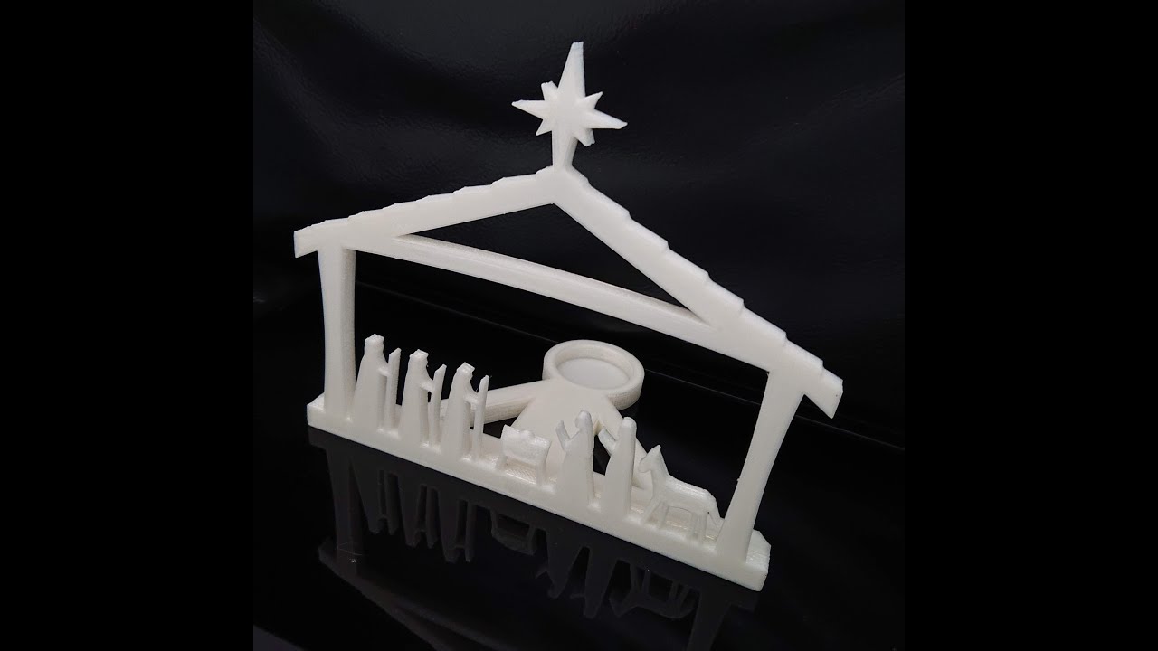3D Printed Nativity Scene - YouTube