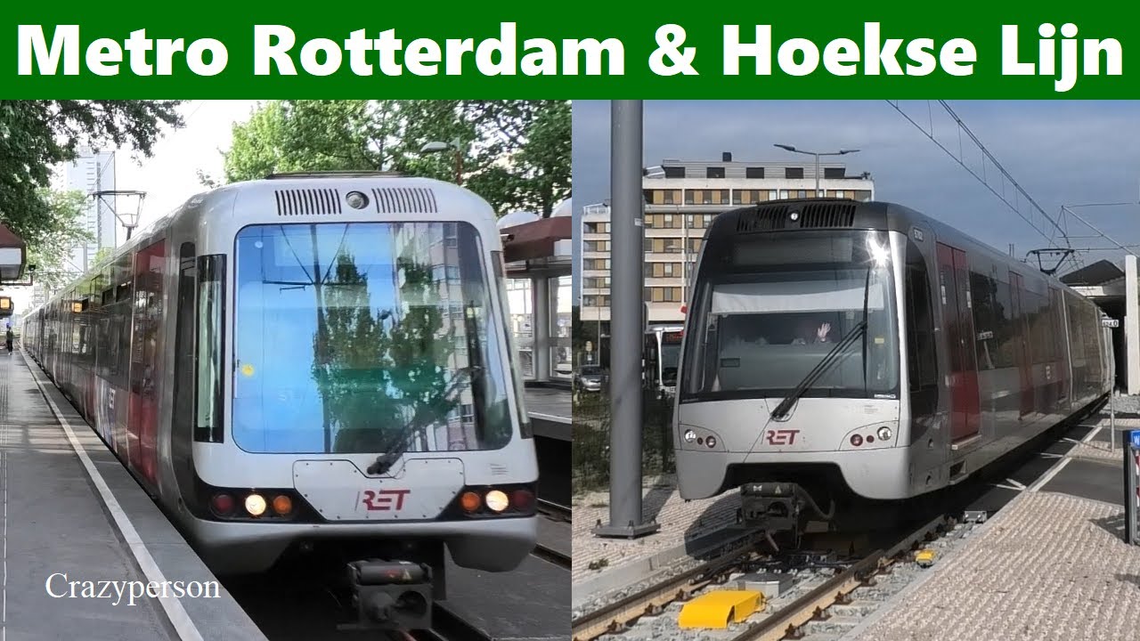RET Rotterdam Metro en Sneltram | Hoekse Lijn Test | 2022 - YouTube