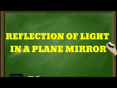 Reflection of Light in a Plane Mirror (G10 Science) - YouTube