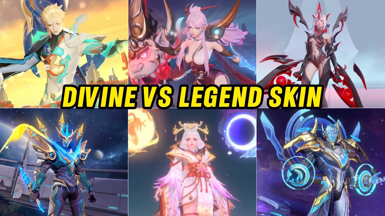 Divine vs. Legend Skin Showdown: MLBB vs. Arena of Valor - Ultra HD - YouTube