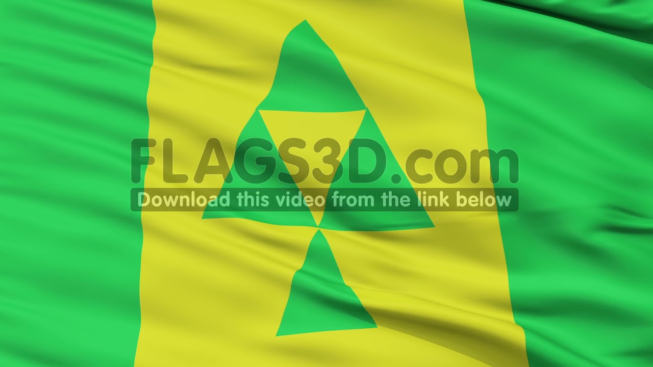 Closeup Prince Albert city flag, Canada - YouTube