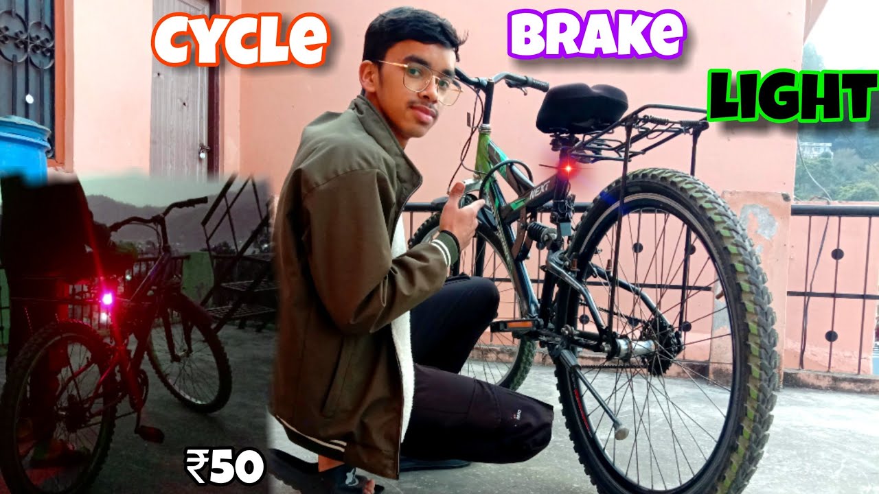 How to make cycle brake light 😀#cycle - YouTube