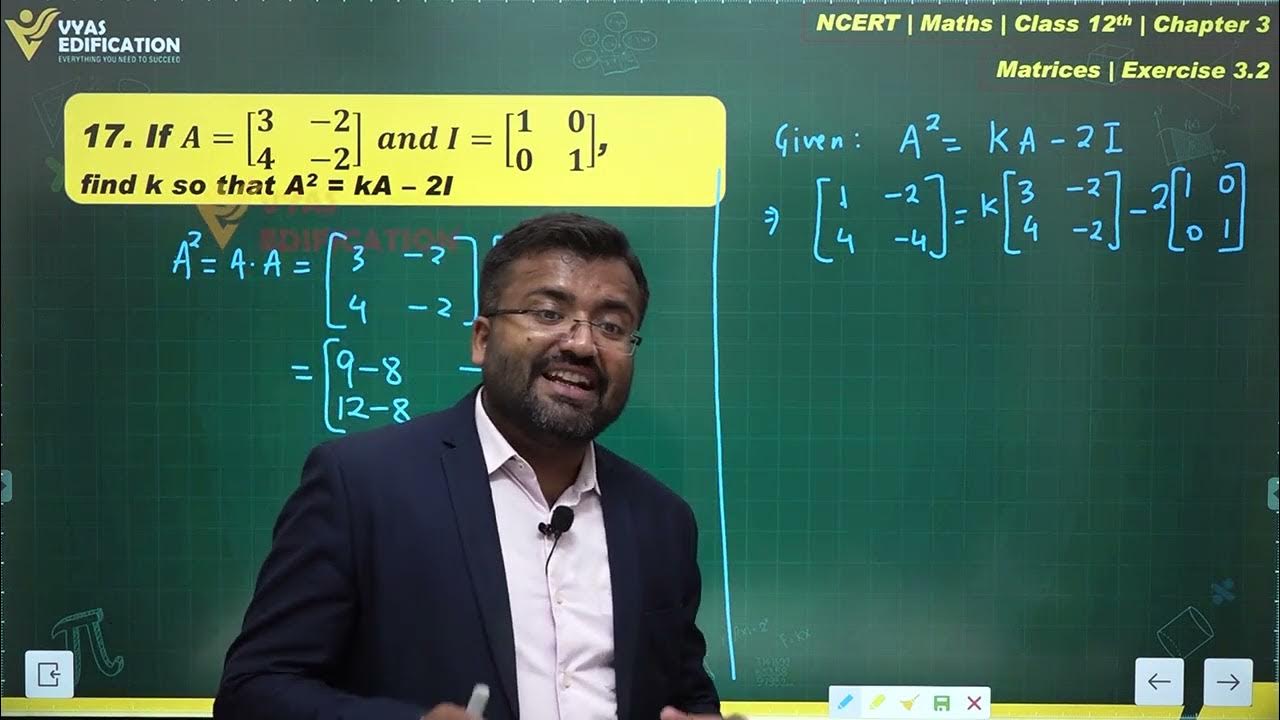 NCERT 12th Maths Chapter 3 Exercise 3 2 Q 17 Matrices - YouTube