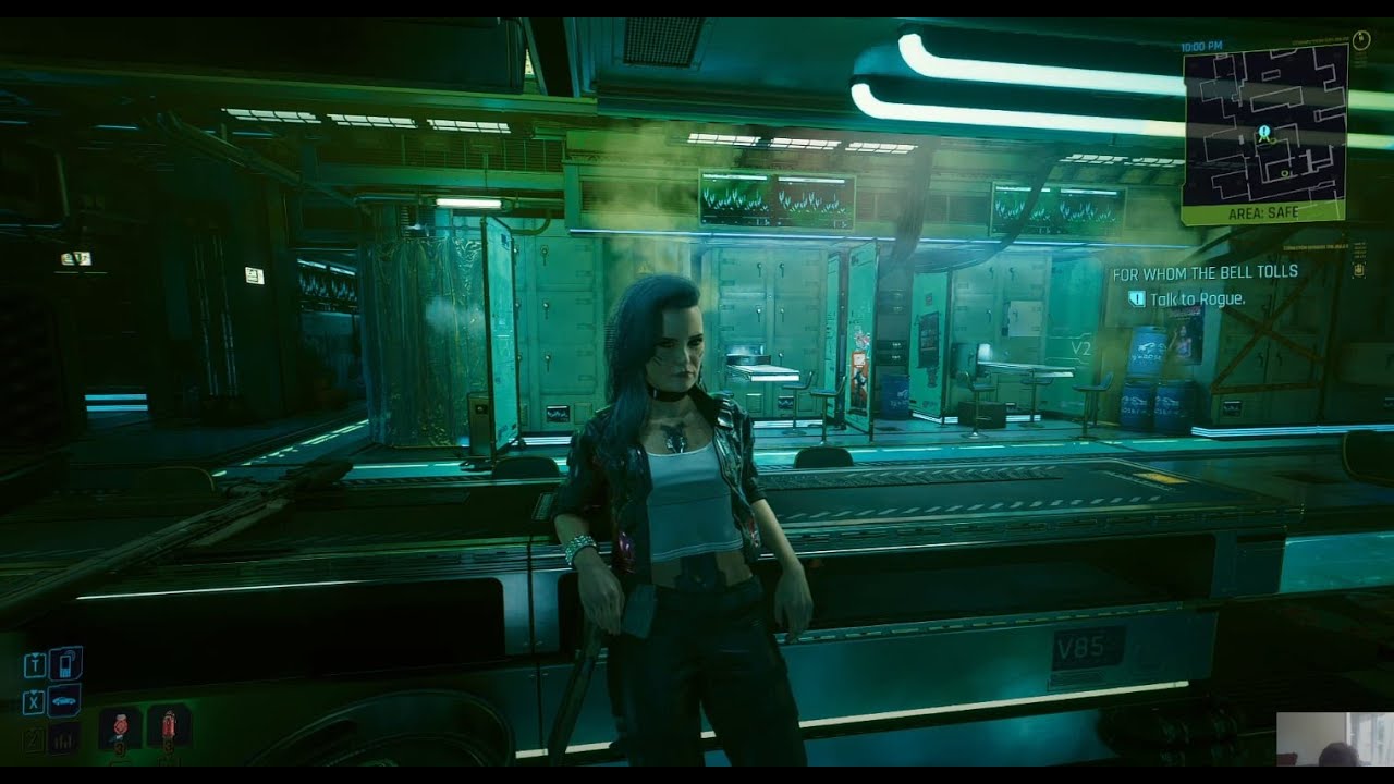 Cyberpunk 2077 - For Whom The Bell Tolls Main Job / Rogue Prepares ...