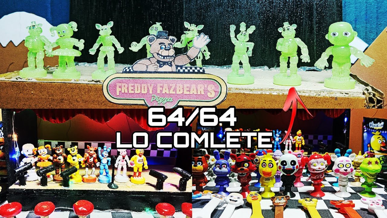 AL FIN COMPLETE LA COLECCION DE FNAF 64/64 - YouTube