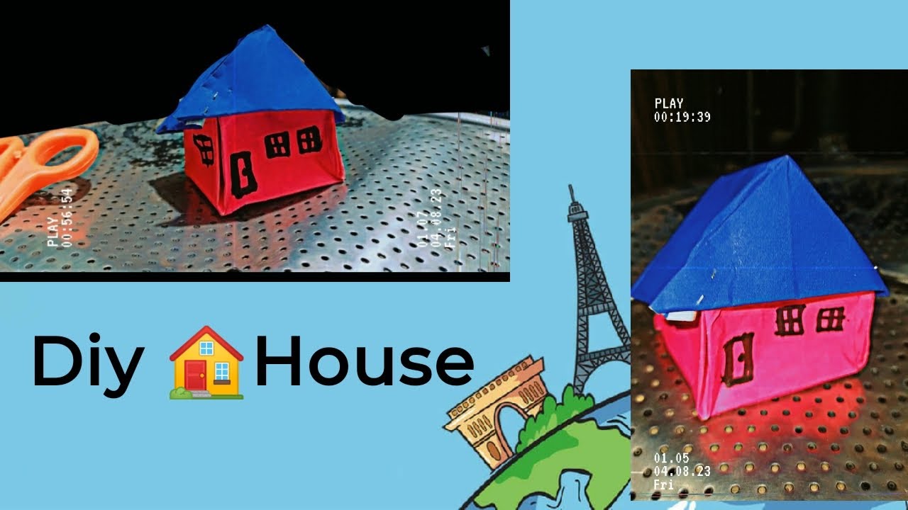 #DIY House 🏠 with #Glace paper - YouTube