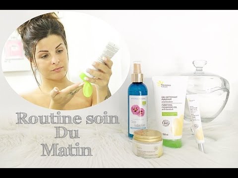 🚿 Routine soin visage du matin "BIO" | My Morning Routine 2016 - YouTube