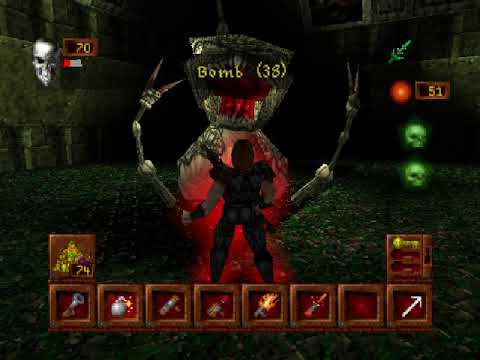Deathtrap dungeon (PSX) playthrough Part 35 - Dragon 1 - Bloodbeast