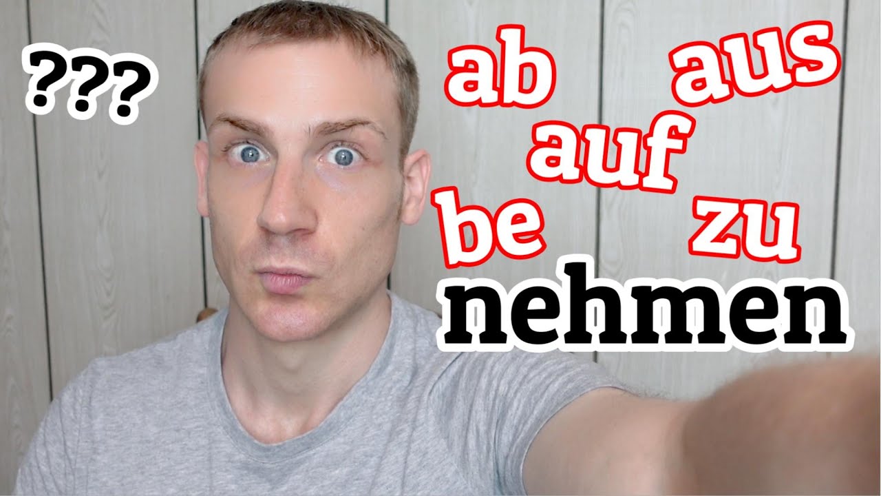 nehmen 組合方式 Deutsch lernen 德語教學 學習德文 - YouTube