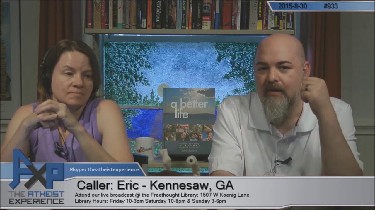Suffering And Murder | Eric-GA | The Atheist Experience 933 - YouTube