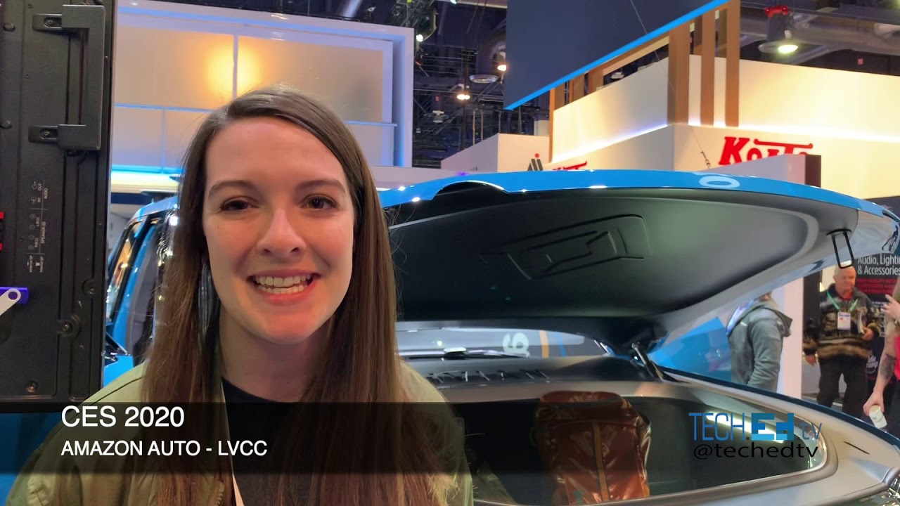Amazon Auto vision at CES 2020 - Alexa in RIVIAN electric truck - YouTube
