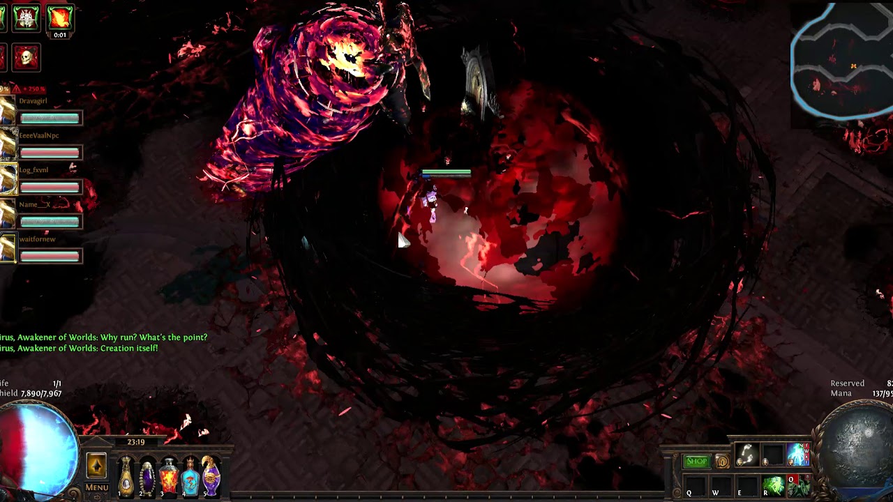 POE 6 PLAYER HP A8 SIRUS FULL SHAPER HERALD STACKING - YouTube