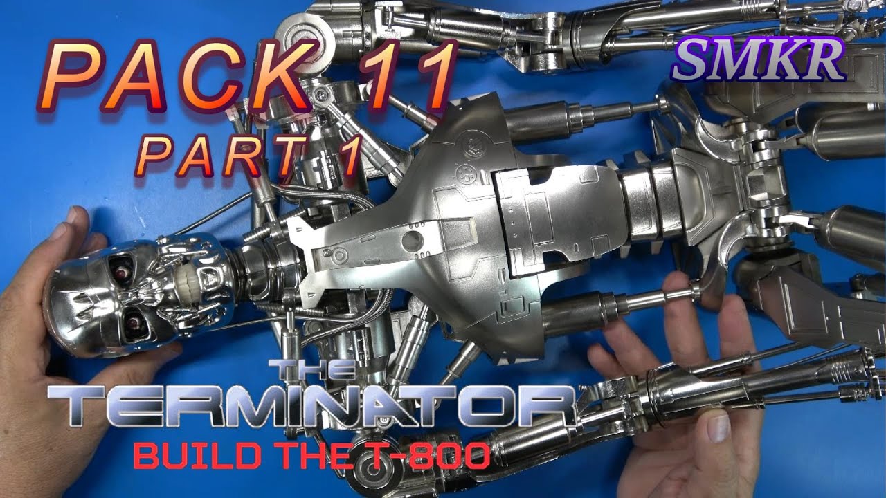 Agora Models Build the T-800 Terminator Pack 11 Part 1, Stages 101 ...