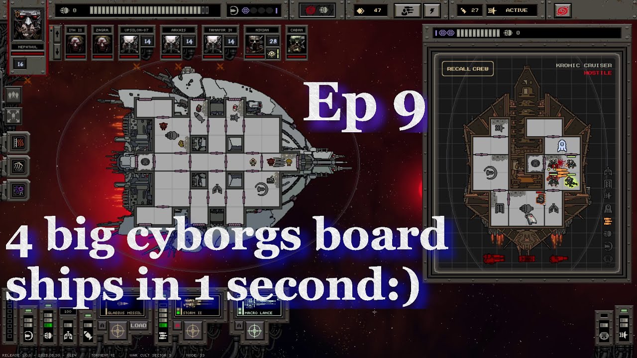 Void War - Lets Play Ep 9 - Explorator B +Cyberfused - Techpriest ship ...