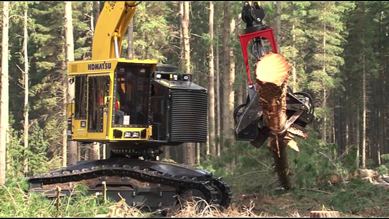 Komatsu Forest XT450L-2 #06 - YouTube