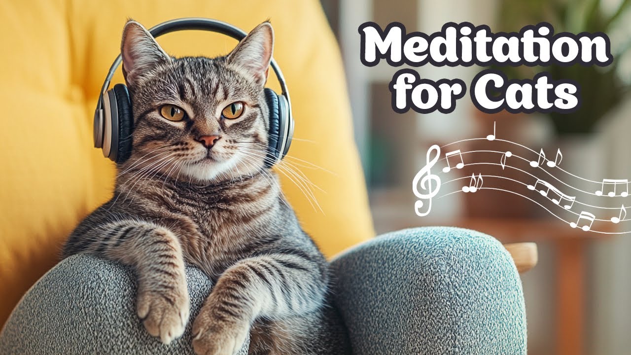 Cat Meditation Music 🐱 Sleep Music for Cats & Kittens to Relax ...