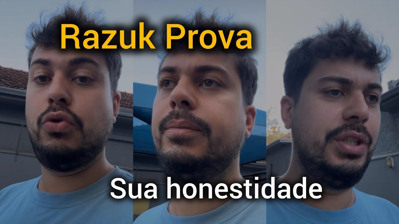 RAZUK BACKSTAGE PROVA A SUA HONESTIDADE NOS SORTEIOS!!... - YouTube