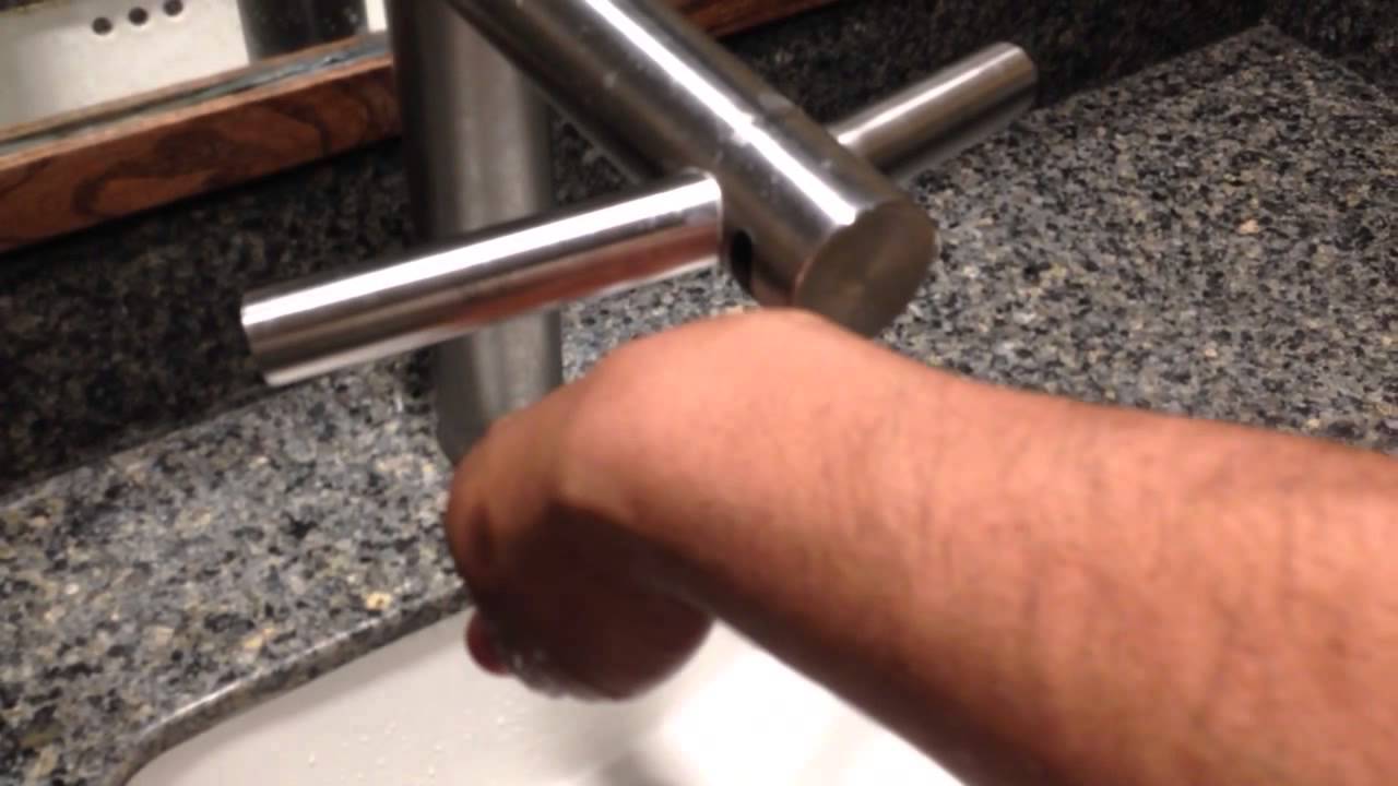 Dyson Combined faucet and hand dryer - YouTube