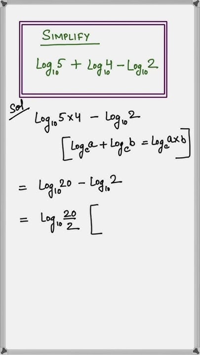 Maths Logarithm Problem #maths #cbsemaths #icseboard #mathsolympiad # ...