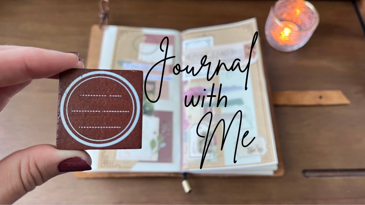Journal with Me | Collage Art | Peaceful ASMR - YouTube
