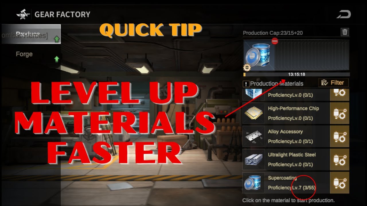 How to Level Materials Faster | Last Fortress Guide | Quick Tip - YouTube