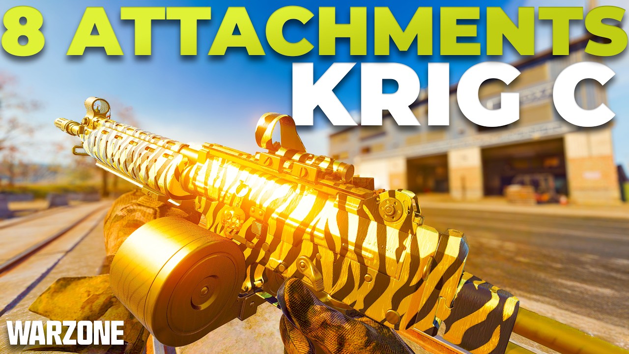 Best Krig | 8 Attachments Class in Warzone - YouTube