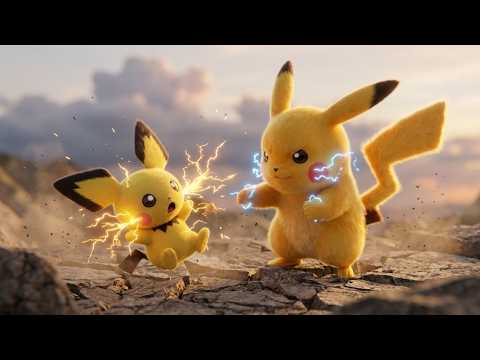 Realistic 3D Pokémon Evolution — Pichu to Pikachu to Raichu Shocks Everyone!