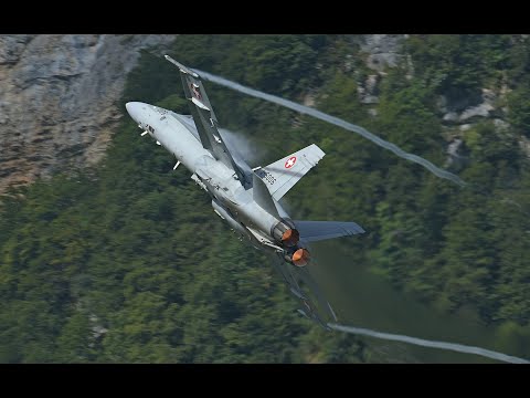 Zigairmeet F/A-18 Swiss Hornet Solo Display Team  Stunning Swiss Alps