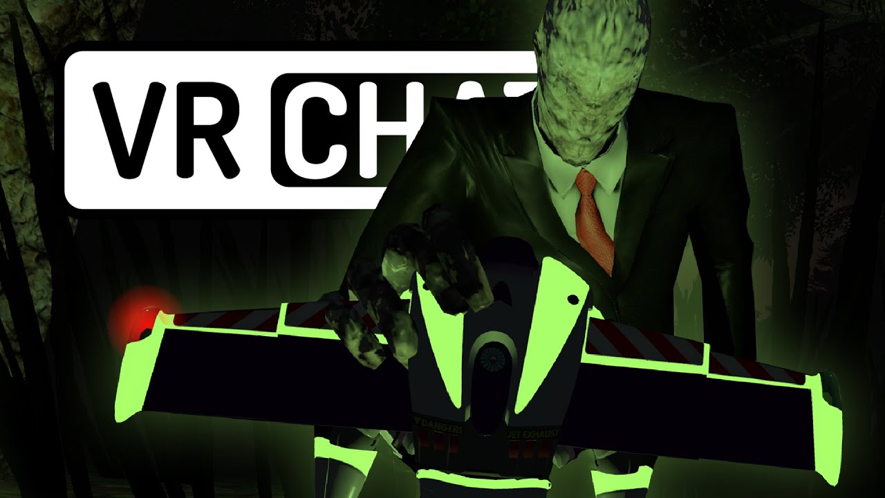 SLENDERMAN, but with EXPERT TACTICS (and a Glowstick) | VRChat Horror ...