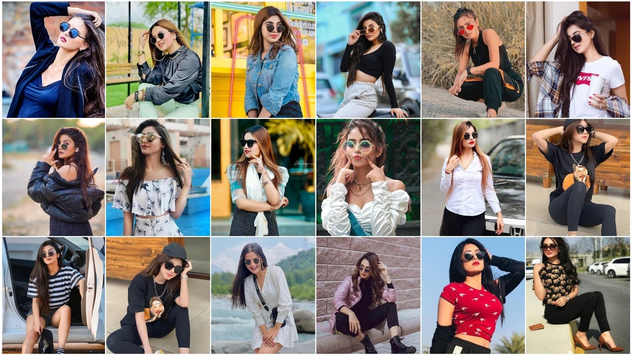 Girls Photo Poses Ideas With Goggles|Goggles Photo Poses|Girls New ...