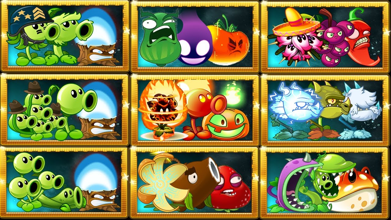 PvZ 2 Team Plant Max Level Vs Team Carnie Zombies-Which Team Is The ...