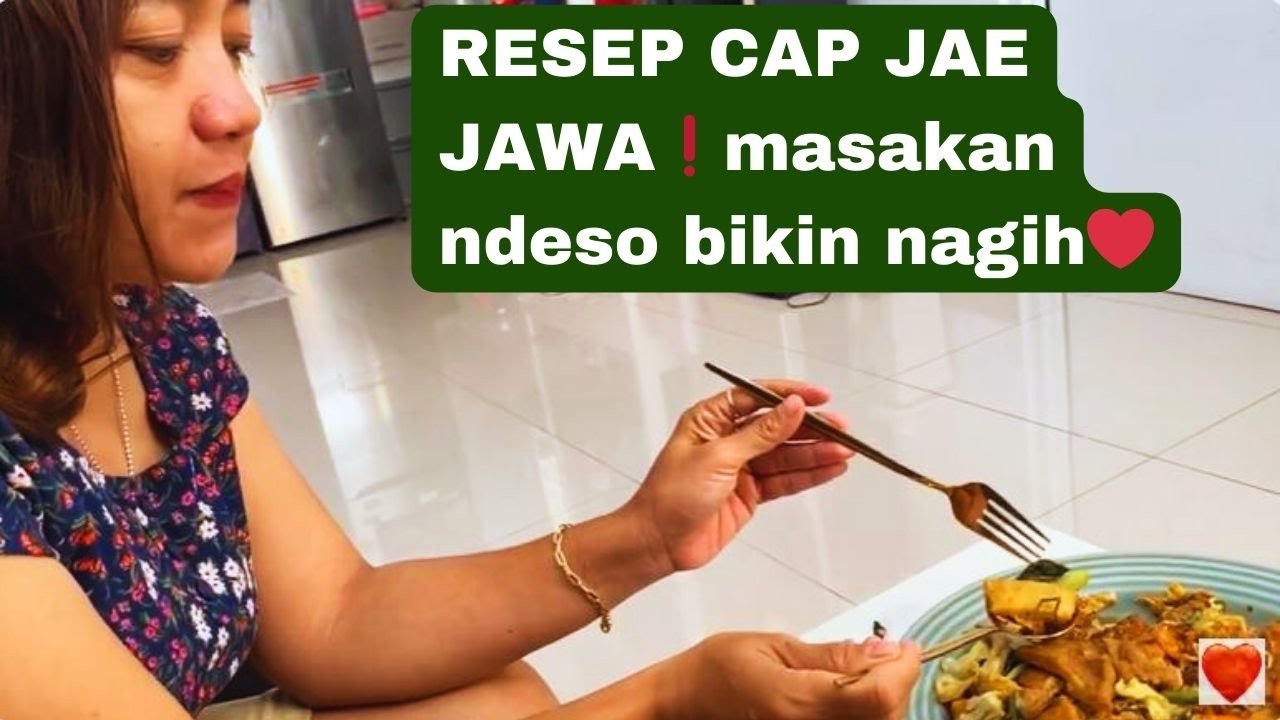 RESEP CAP JAE JAWA ️masakan ndeso bikin nagih ️ - YouTube