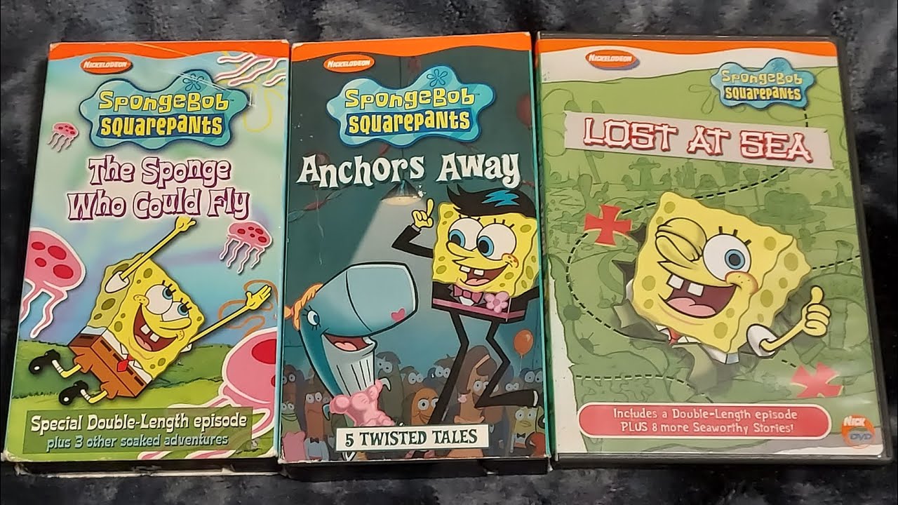 Spongebob Anchors Away Vhs