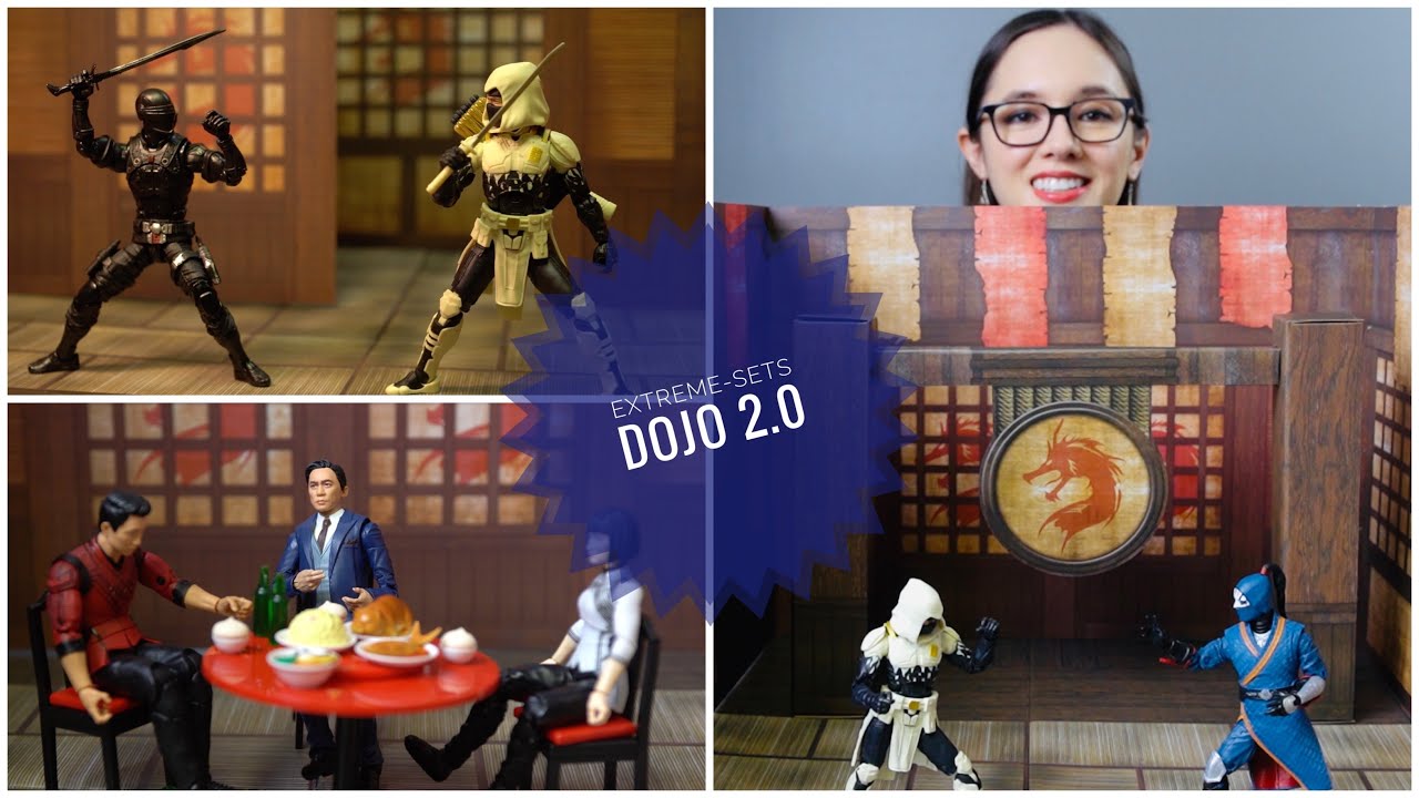 DOJO 2.0 POP-UP DIORAMA 1/12 - EXTREME-SETS.COM - YouTube