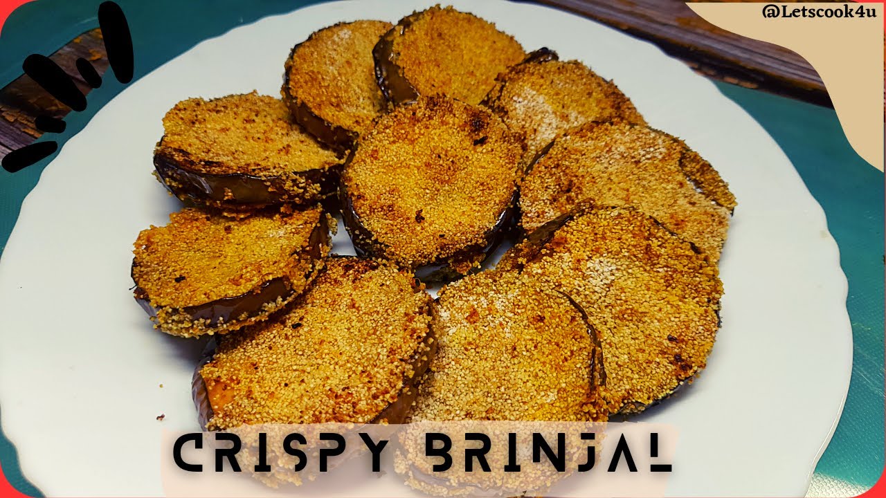 Crispy Brinjal Fry | Baingan Fry crispy | Baingan tawa Fry | Egg plant ...