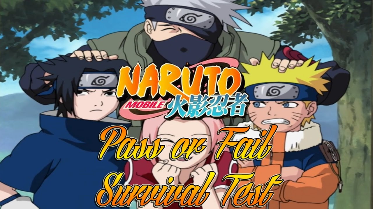 Naruto Mobile Episode 3 Pass or Fail: Survival Test - YouTube