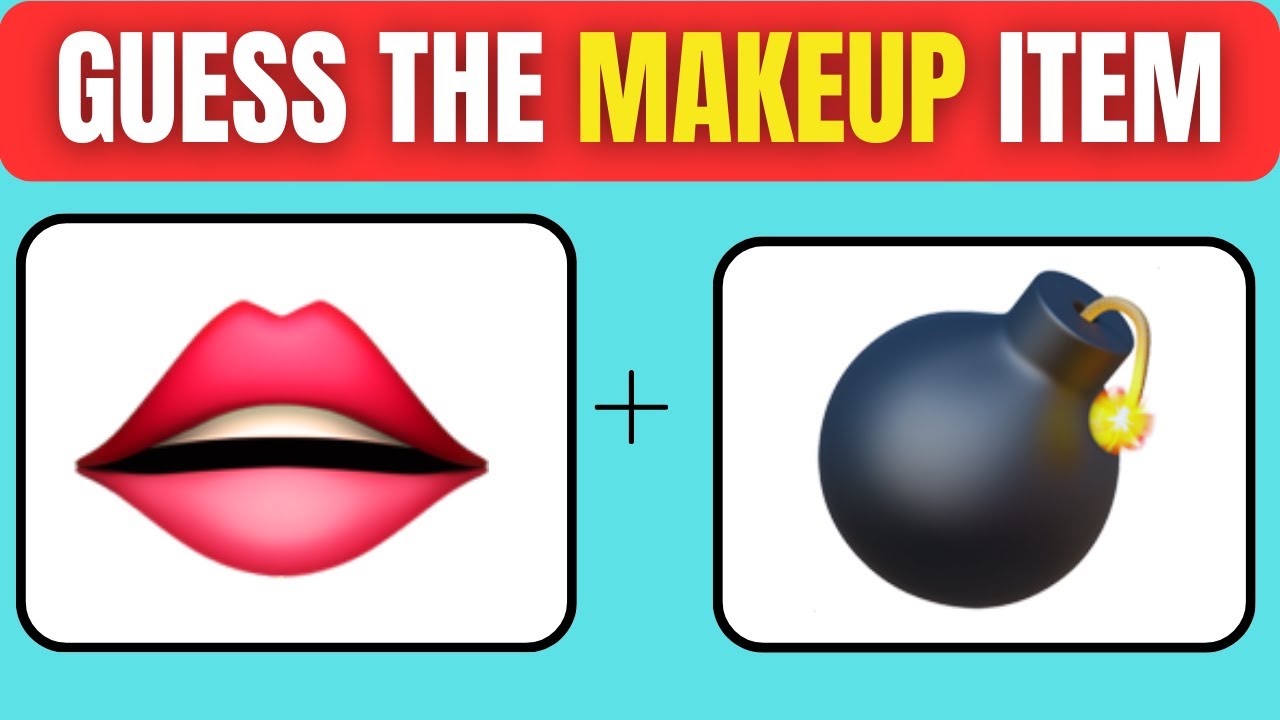 Guess Make Up Item By Emoji Challenge | Make Up Item By Emoji - YouTube