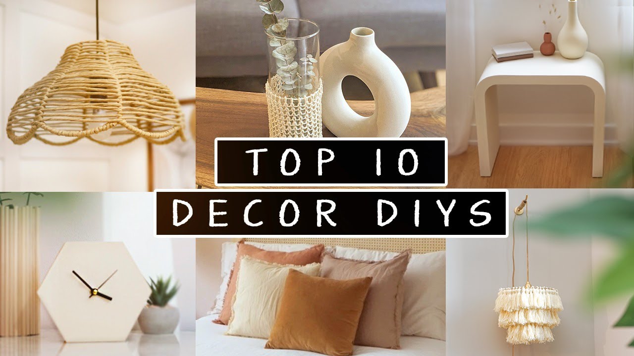 My Top 10 DIY DECOR // diy decor ideas for 2021 - YouTube