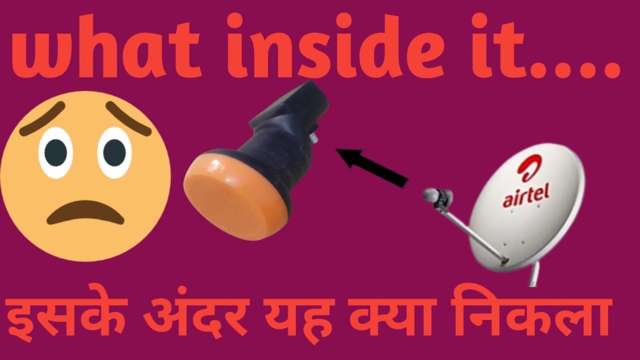 Inside disk LNB,what inside it... - YouTube