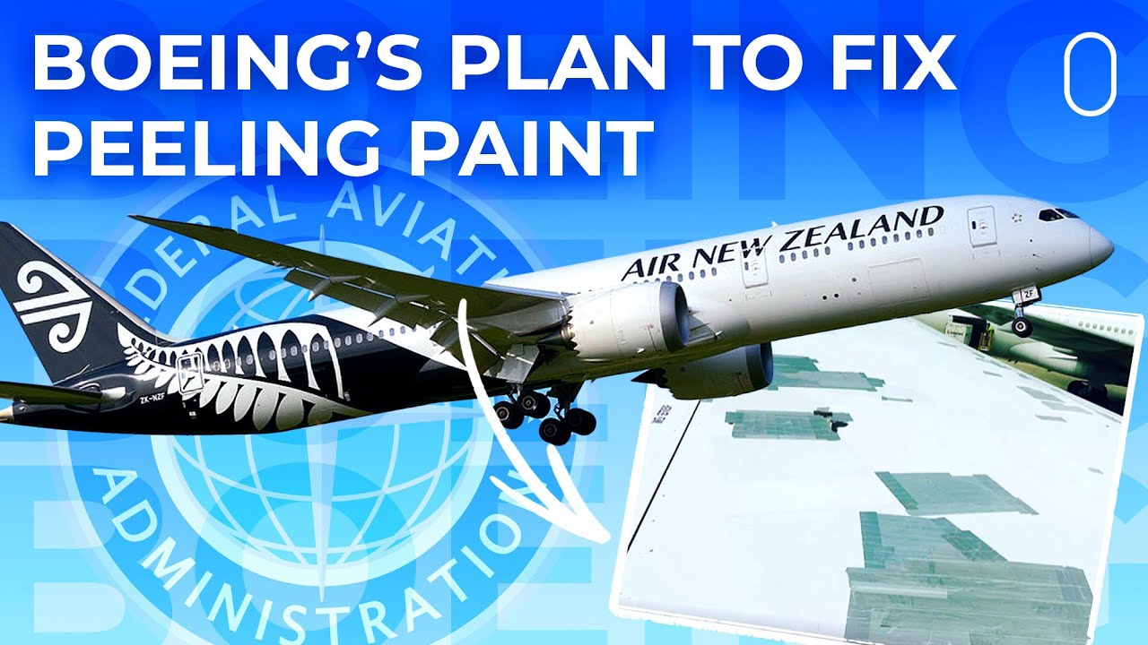 Boeing Asks FAA To Approve Plan To Fix 787 Peeling Paint Issues - YouTube